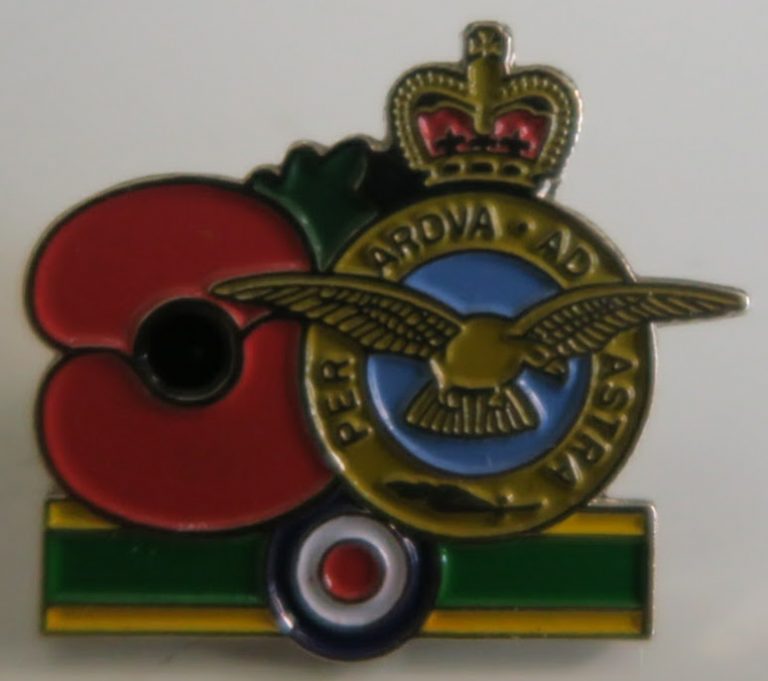 Enamel Poppy Badge | 3 (Fighter) Squadron Association